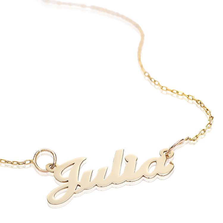 14K Gold Stylish Name Necklace | Forever My